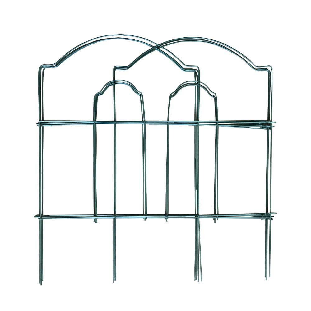 Vigoro 18 in. Cathedral Steel Wire Folding Fence 51040 - The Home Depot