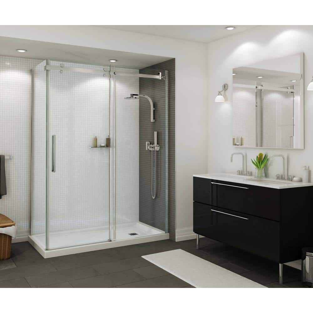 MAAX B3Square 36 in. x 60 in. Double Threshold Right-Hand Drain Corner ...