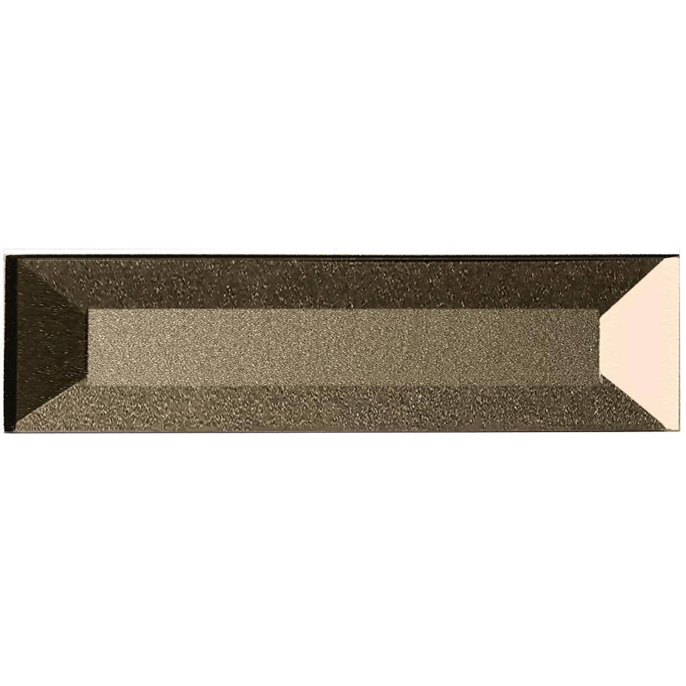 ABOLOS Forever Bronze 2 in. x 8 in. Glossy Beveled Glass Subway Wall ...