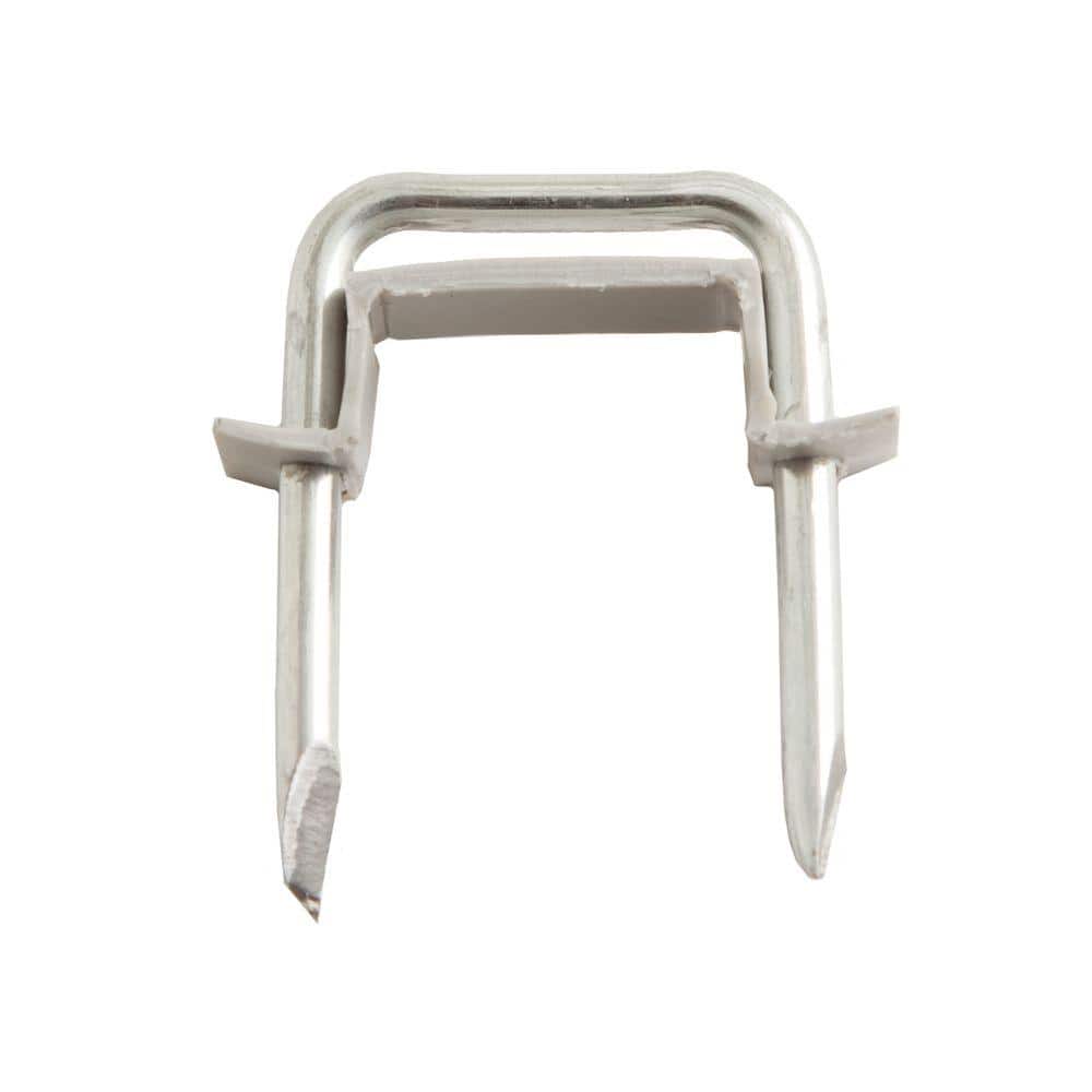 Briscon 1-3/8 in. x 13/16 in. Plastic Insulated Staples for Cable ...
