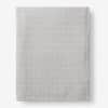 The Company Store Gossamer Gray Solid Cotton King Woven Blanket KN83-K ...