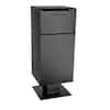 dVault Deposit Vault with Pedestal in Black DVCS0030-1 - The Home Depot