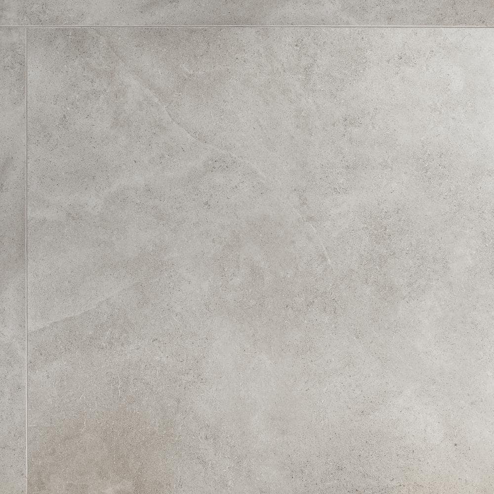 Ivy Hill Tile Iris Fumo 47.24 in. x 47.24 in. Matte Porcelain Floor and ...