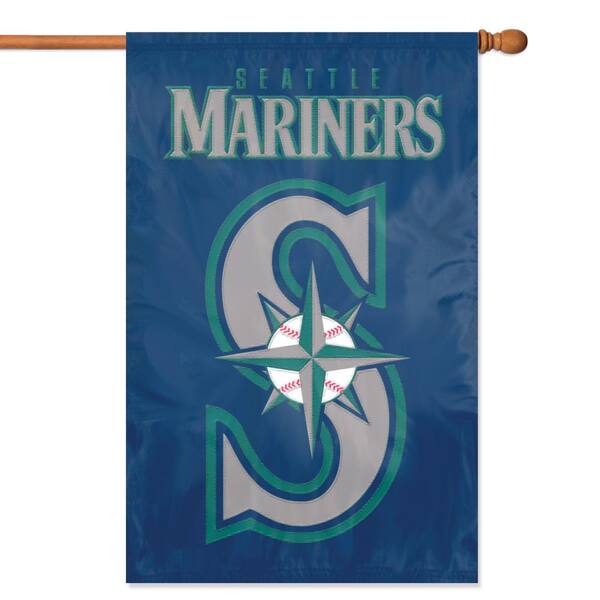 Party Animal Seattle Mariners Applique Banner Flag AFSEA - The Home Depot