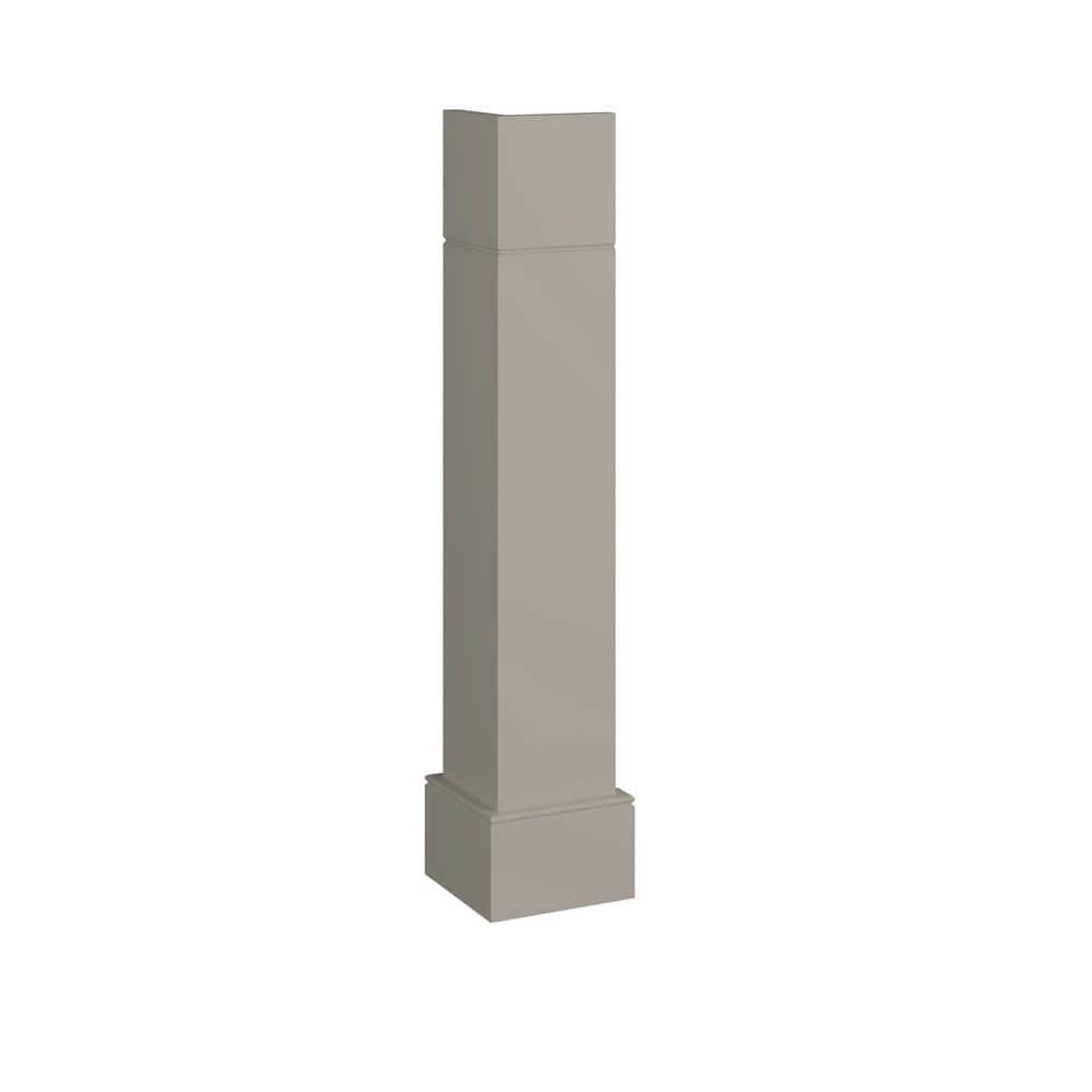 Hampton Bay Courtland Shaker Assembled Decorative Corner Post in ...