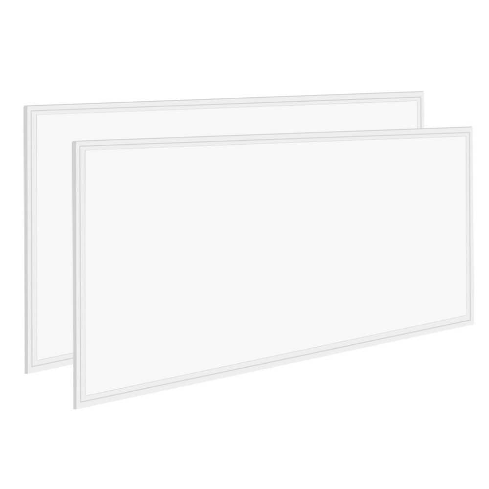 Bieuoram 2x4 LED Flat Panel Light 7800 Lumens Integrated LED Emergency ...