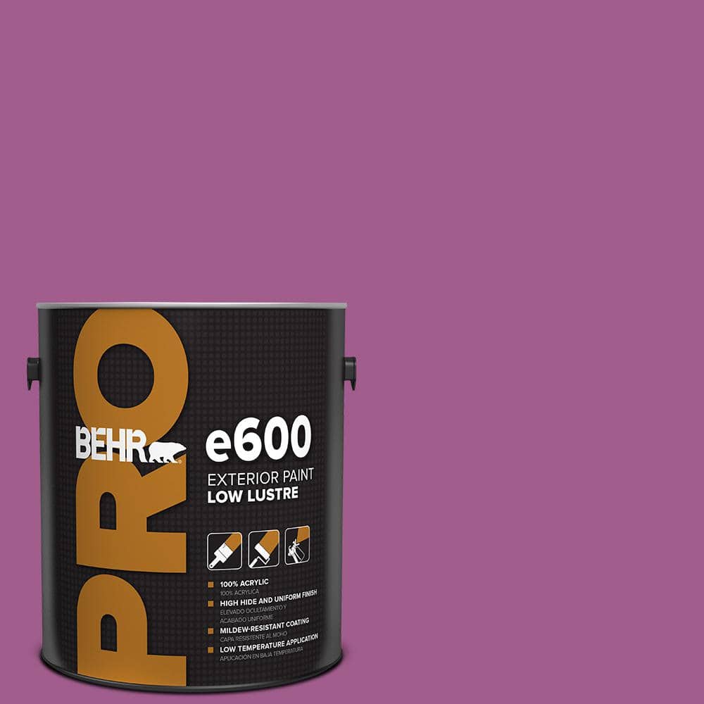 BEHR PRO 1 gal. #P110-6 Wild Berry Low Luster Exterior Paint PR62301 ...