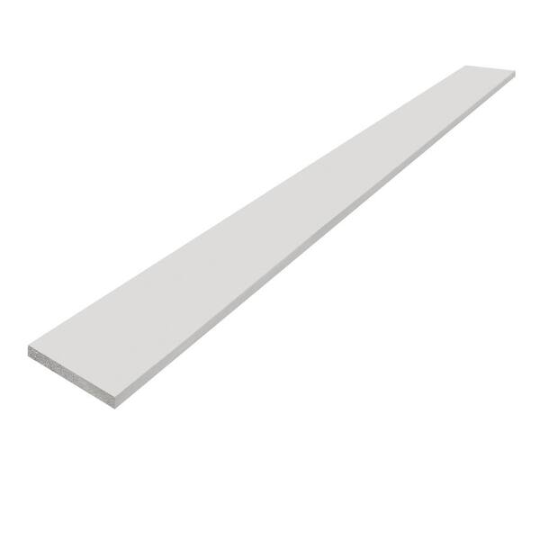 UFP-Edge 1 in. x 6 in. x 16 ft. Primed Wood Finger-Jointed Trim Board ...