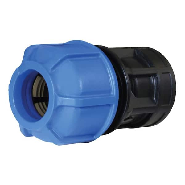 IPEX 3/4" Polyethylene CTS Compression Coupling 258401 - The Home Depot