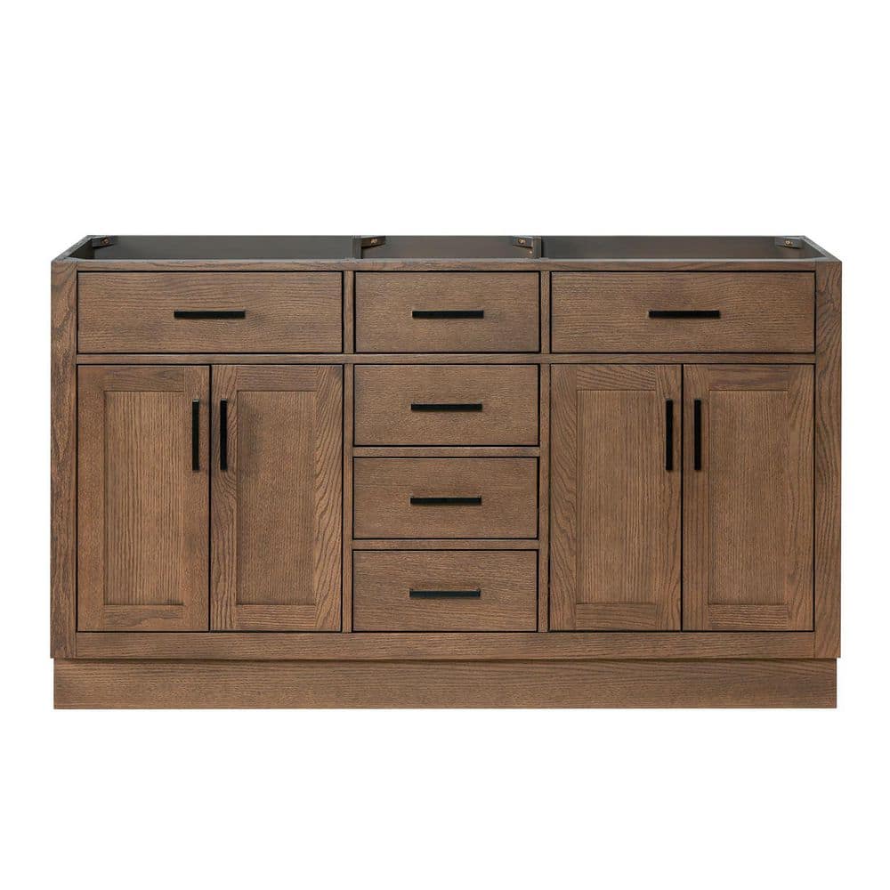 Reviews for ARIEL Hepburn 60 in. Freestanding Bathroom Vanity Cabinet ...