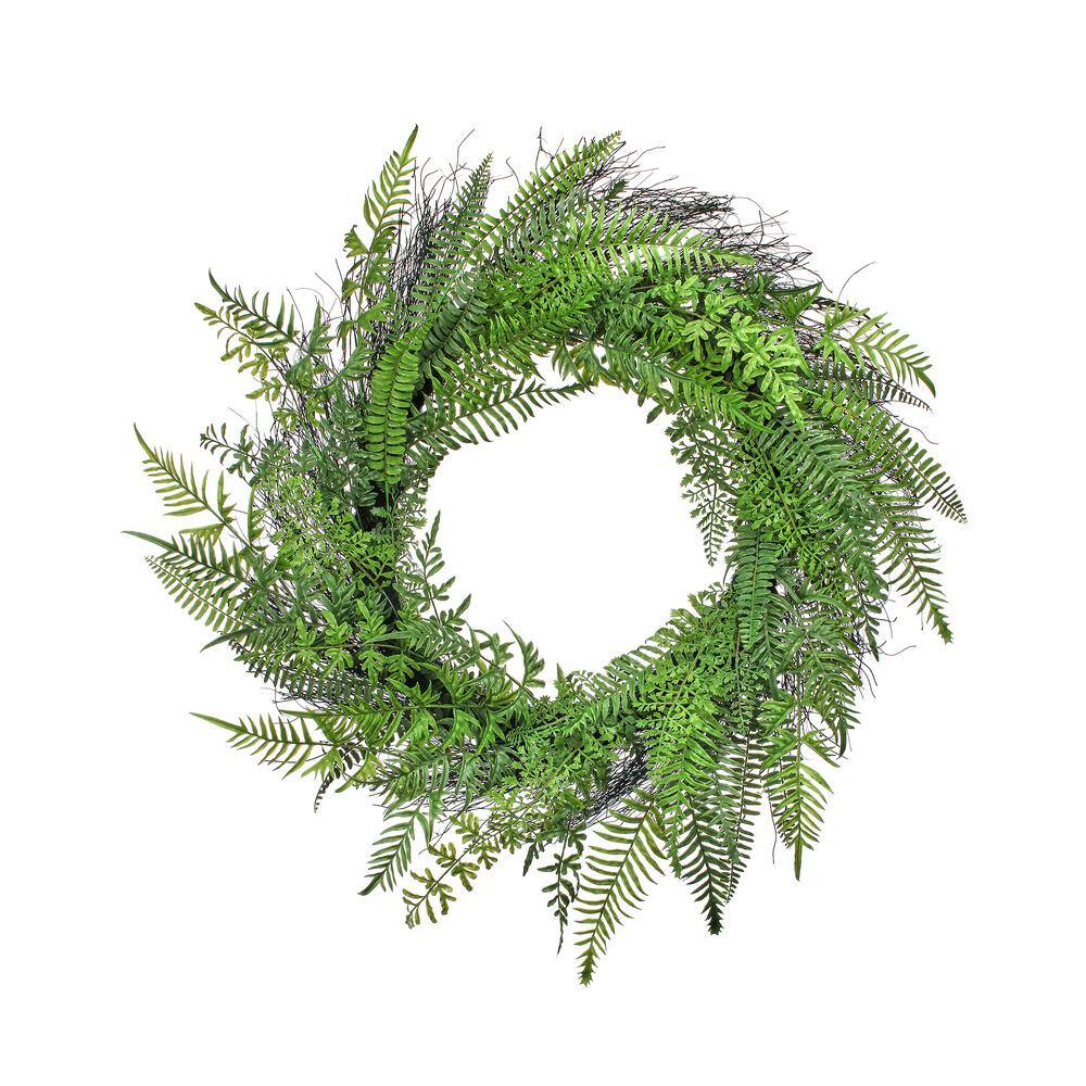 Regency International 36 in. Fern Artificial Wreath MTF22752-TTGR - The ...