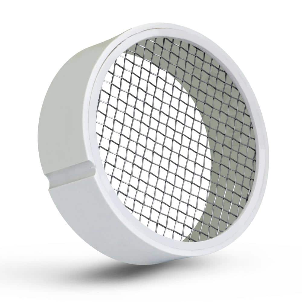 PLUMBFLEX 4 in. Termination Vent Cap with Condensation Drain TVENT4 ...