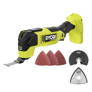 RYOBI ONE+ 18V Cordless Multi-Tool (Tool Only) with 4-Piece Wood and ...