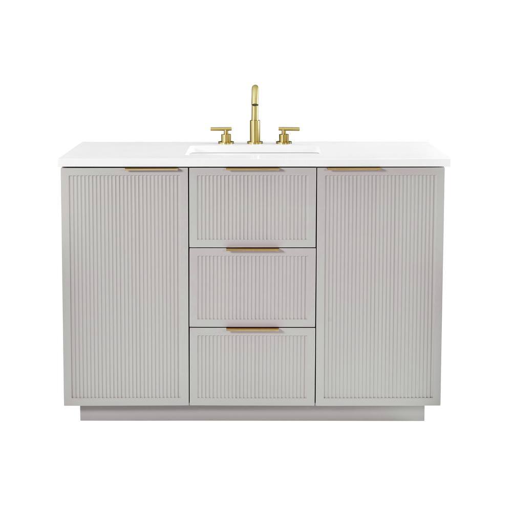 SUDIO Addison 30in. W x 22in D x 34in H Bath Vanity in Vintage Blue ...