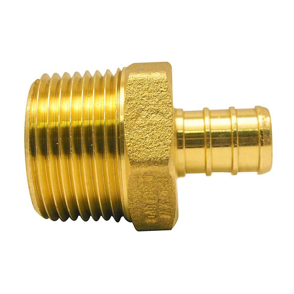 Reviews for Apollo 1/2 in. Brass PEX-B Barb x 3/4 in. Male Pipe Thread Reducing Adapter | Pg 1 ...
