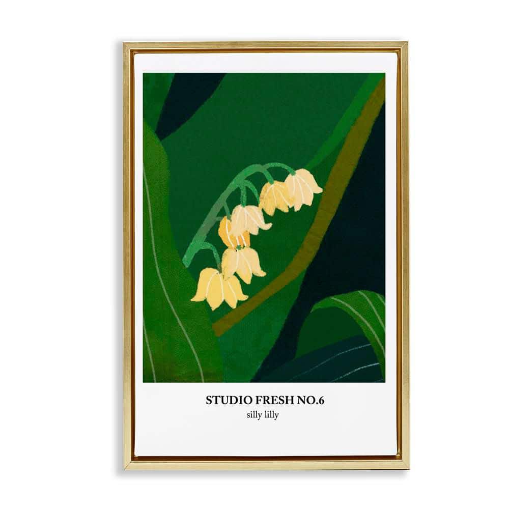 Stupell Industries Silly Lily Studio Poster by Incado Gold Floater ...
