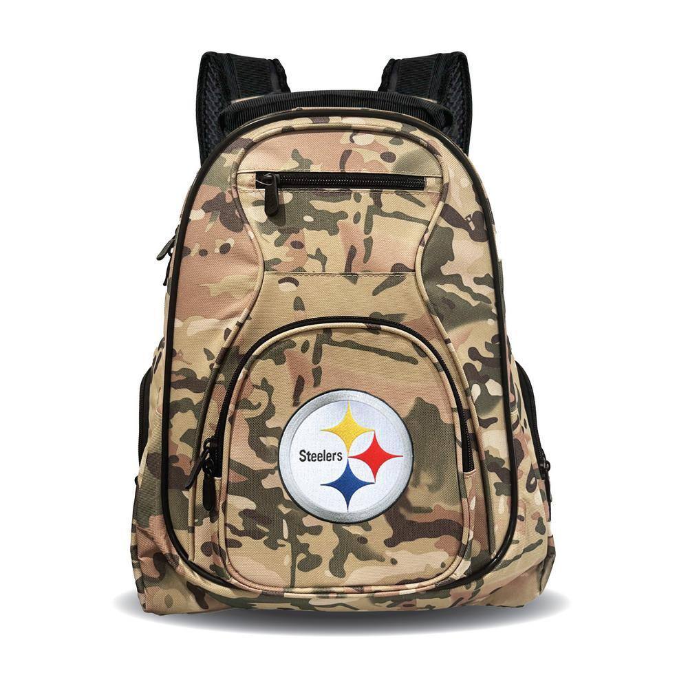 Mojo Pittsburgh Steelers 19 in. Premium Laptop Backpack-Camo NFPSL704 ...