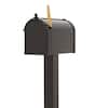 Whitehall Products Premium Black Streetside Mailbox 16320 - The Home Depot