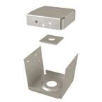 MiTek 4 in. x 4 in. G185 2-Sided Post Anchor Base PA44E-TZ