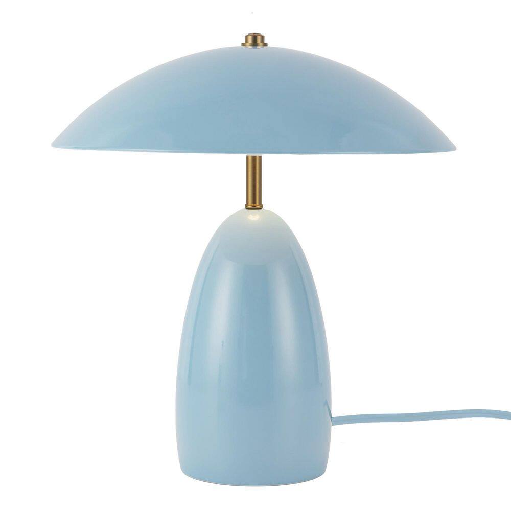 ALORA MOOD Poppy 12 in. 1-Light 8-Watt Cerulean Integrated LED Table ...