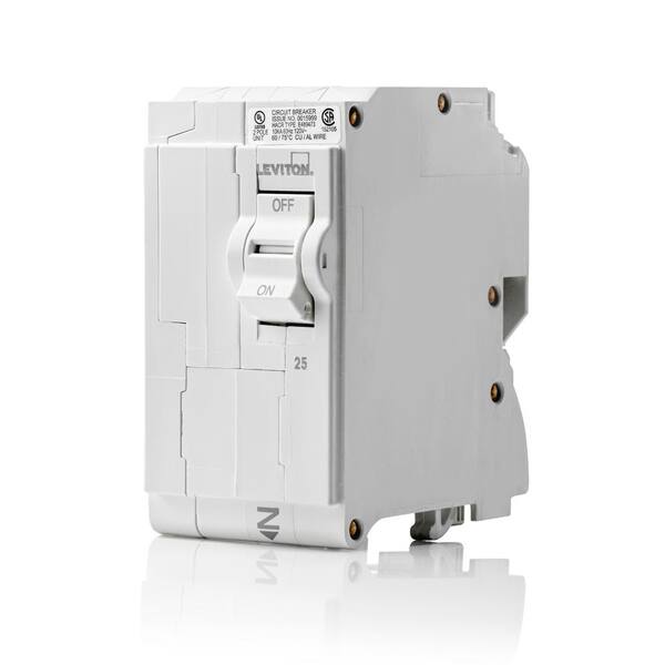 Reviews for Leviton Branch Circuit Breaker, Standard 2-Pole 25 Amp, 120 ...