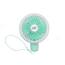 SPT 4.75 in. Handheld LED Personal Fan in Pink SF-007P