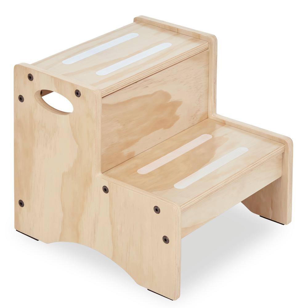 Dream On Me Natural Multi-Purpose Kids Little Steps Step Stool 796-N ...