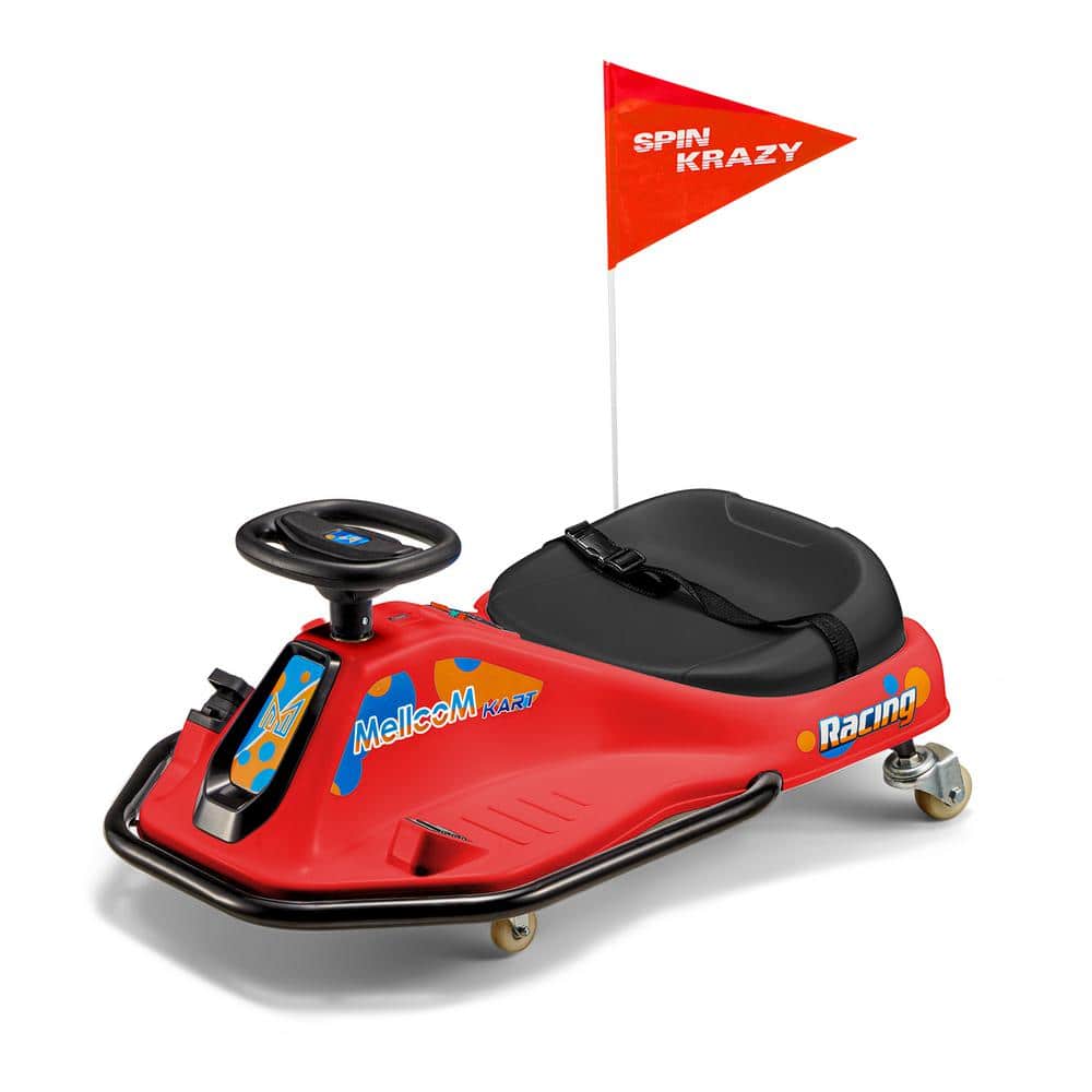 HOMMOW 12 V Ride on Drift Car for Kids,Electric Drifting Go-Kart for 4 ...