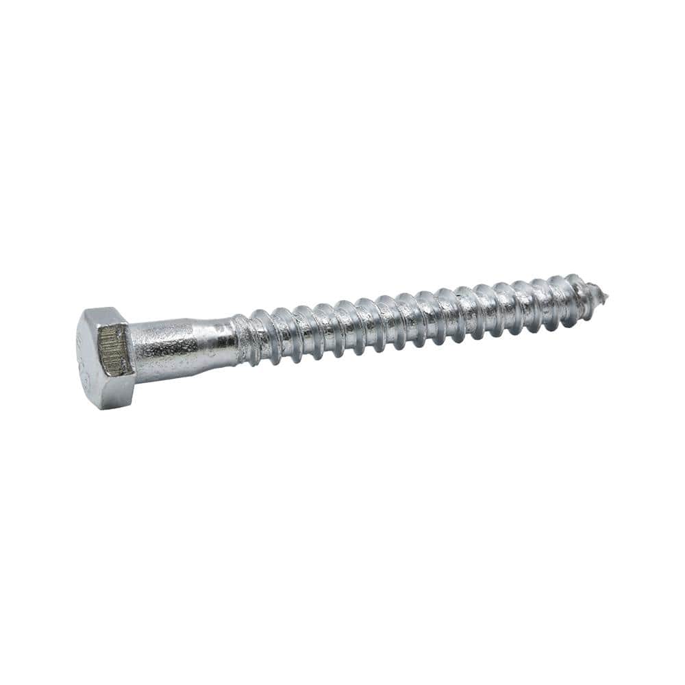 Crown Bolt 3/8 in 3-1/2 in.External Hex Hex-Head Lag Screws (25-Pack ...