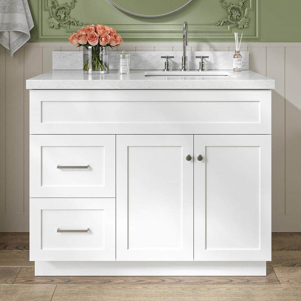 Reviews for ARIEL Hamlet 43 in. W x 22 in. D x 36 in. H Bath Vanity in ...