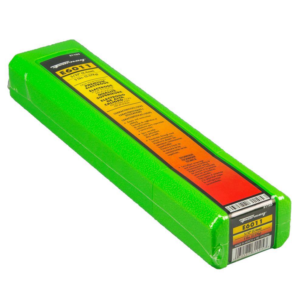 Forney 3/32 in. E6011 Welding Rod 5 lb.-31105 - The Home Depot