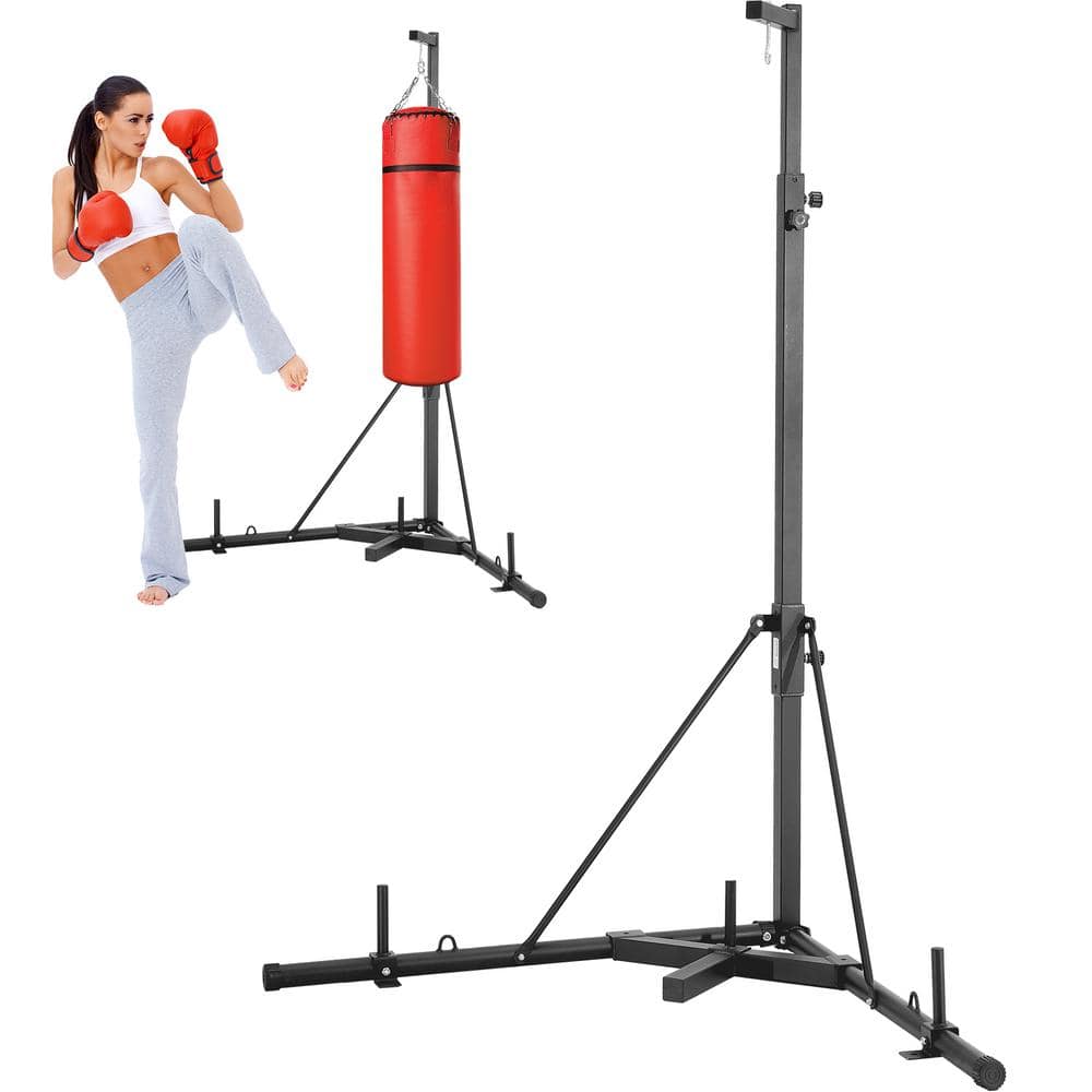 VEVOR Punching Bag Stand Steel Workout Training Equipment Adjustable ...