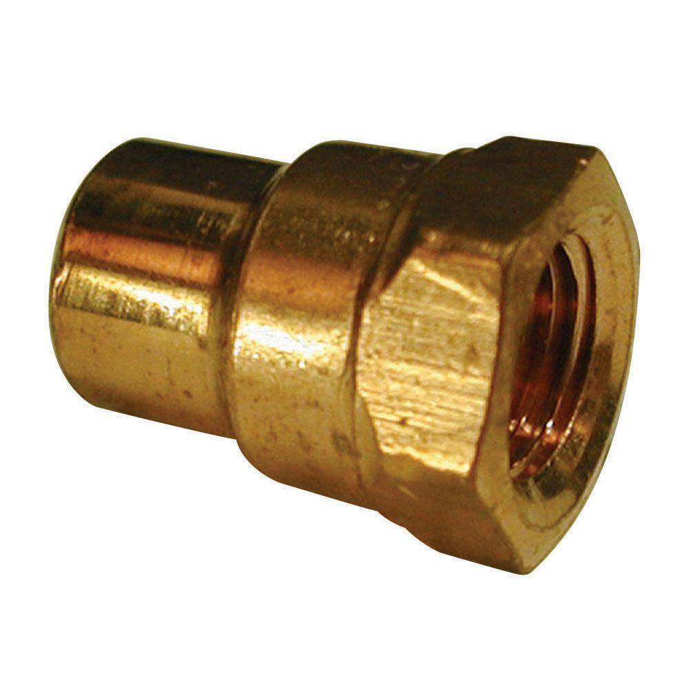 Everbilt 1/2 in. x 3/4 in. Copper Pressure Cup x FPT Female Adapter ...