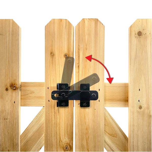 Vigoro 37.1 in. H x 48.3 in. W Cedar Garden Fence Gate 860671 - The ...