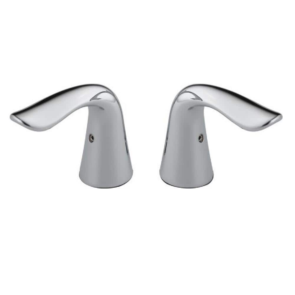 Delta Lahara Two Metal Lever Handle Kit for Bathroom Faucets in Chrome ...