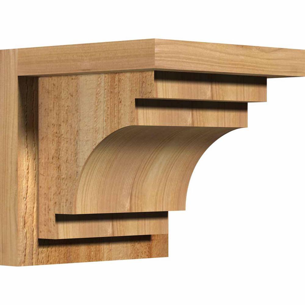 Ekena Millwork 8 in. x 8 in. x 8 in. Western Red Cedar Mediterranean ...
