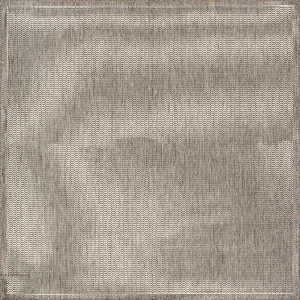 Reviews for Couristan Recife Saddle Stitch 8 ft. x 8 ft. Ivory-Taupe ...