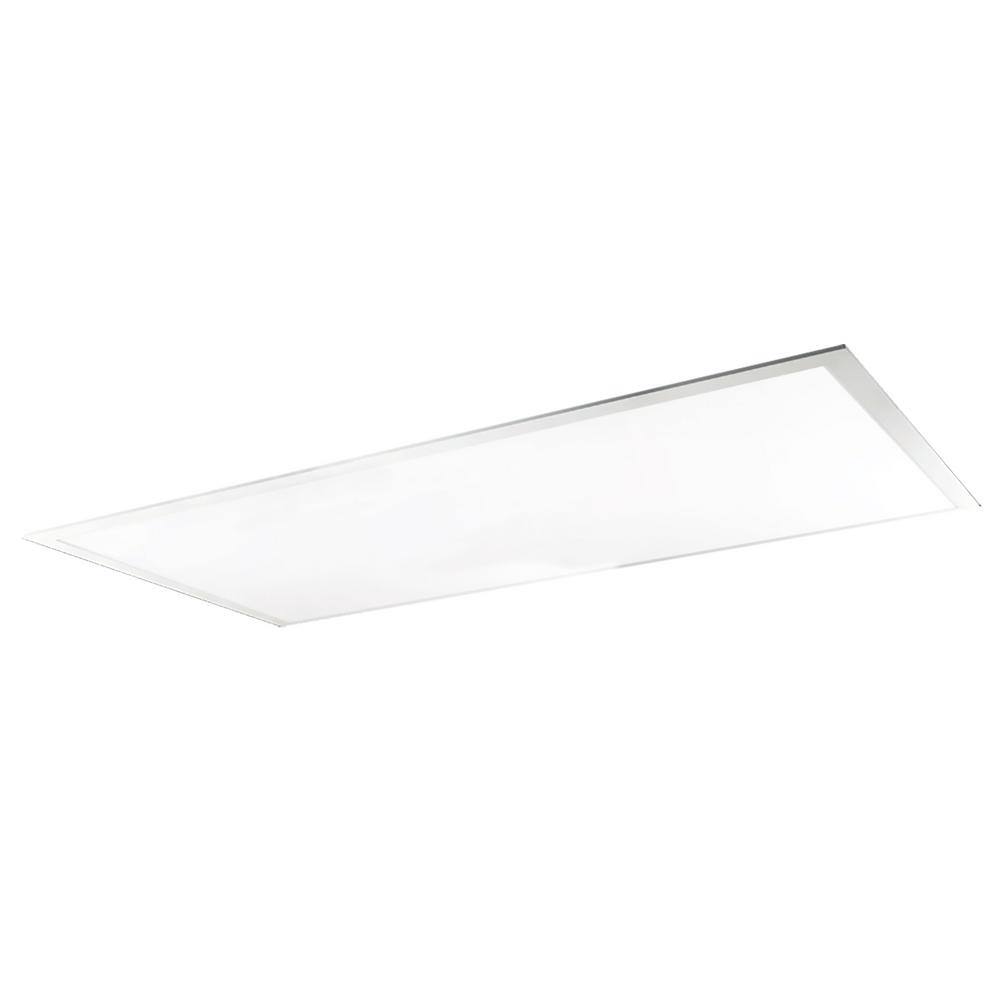 HALCO LIGHTING TECHNOLOGIES 1 ft. x 4 ft 64-Watt Equivalent White Edge ...