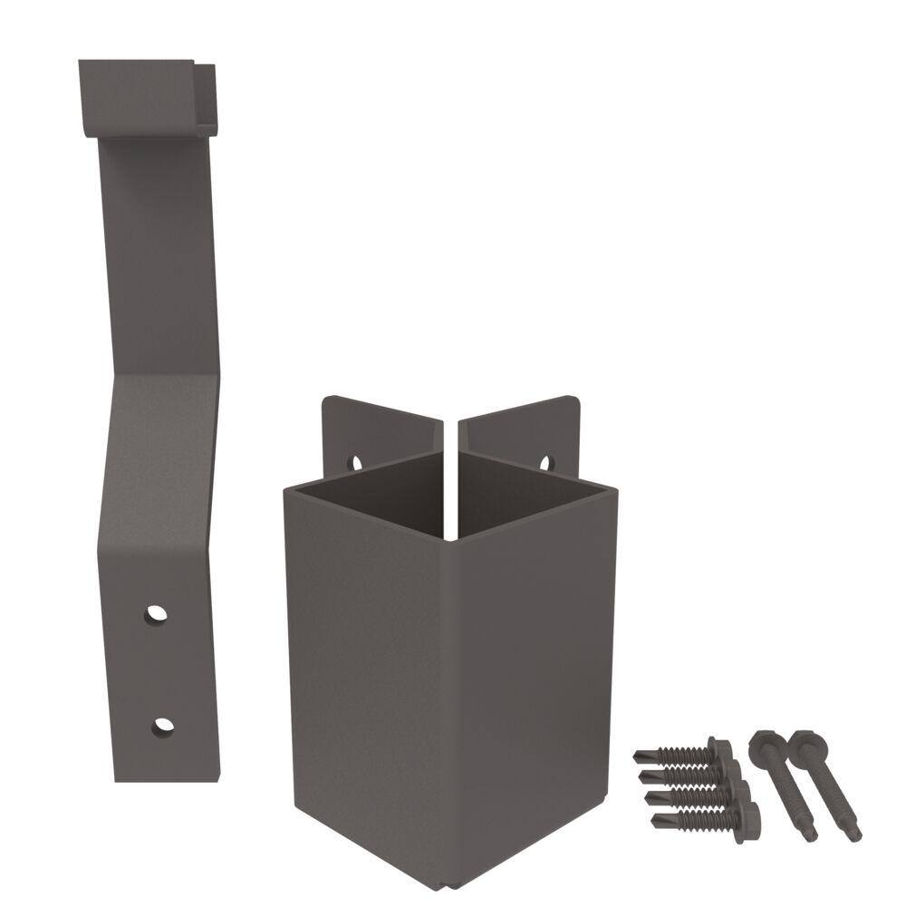 Veranda Aluminum Rail Fascia Mount Out Corner Bracket MZ 73045493 - The ...