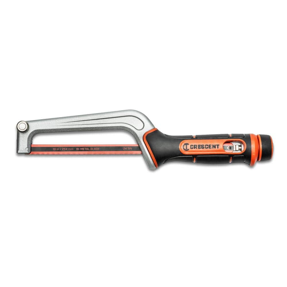Crescent 10 in. High Tension Compact Hacksaw with Dual Material Handle ...
