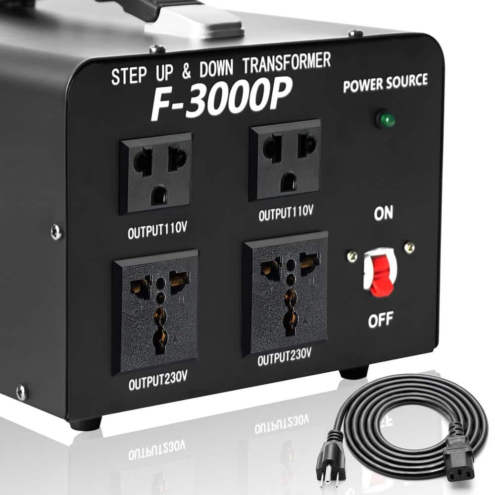 Lukyamzn 3000-Watt Voltage Transformer Power Converter with Step Up ...