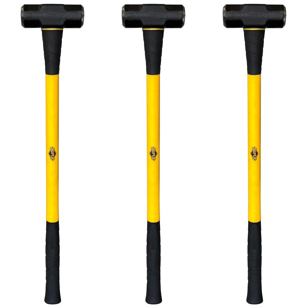Nupla 8 lbs. Classic Nuplaglas 34 in. Sledge Hammer with Shock Absorbing Overstrike Protection ...