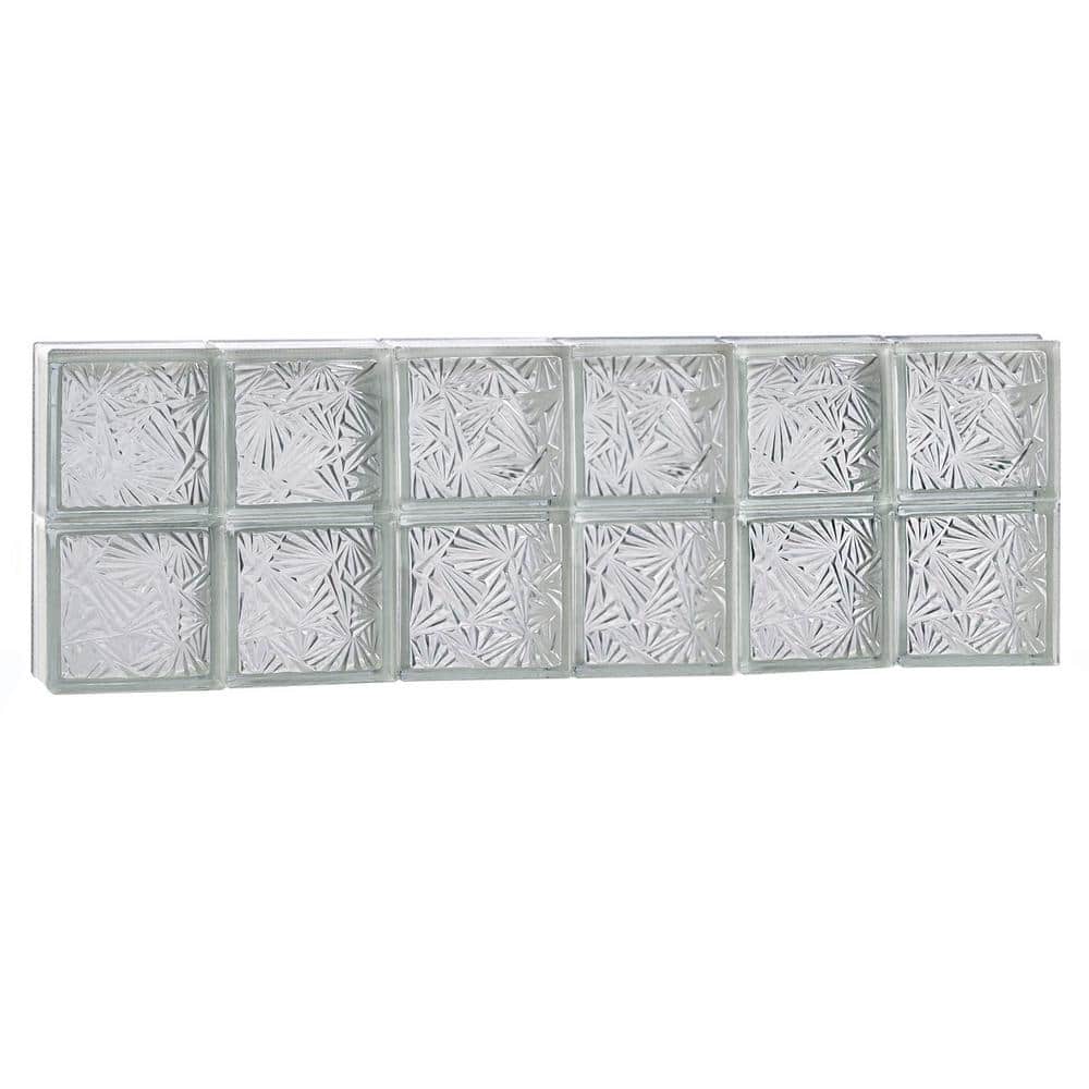 Clearly Secure 45 in. x 15 in. x 3.125 in. Metric Series Cuneis Pattern Frameless Non-Vented ...