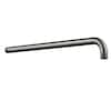 Delta 16 in. Shower Arm in Black Stainless RP46870KS - The Home Depot