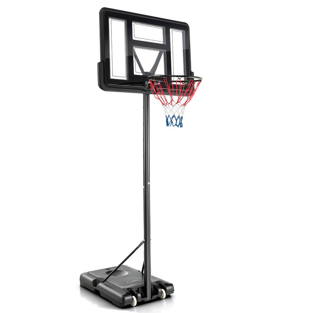 Costway 4 25 10FT Portable Adjustable Basketball Hoop System With 44 Ft Costway 4 25 10FT Portable Adjustable Basketball Hoop System With 44 Ft