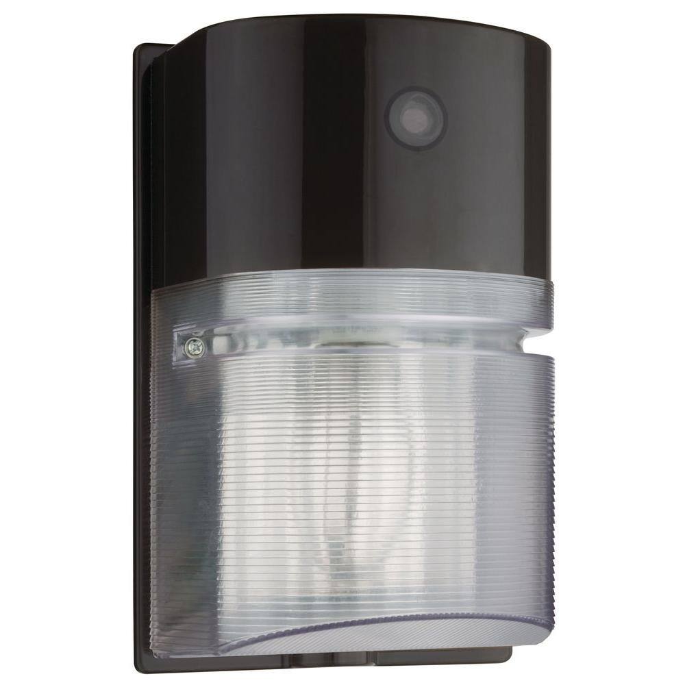 Lithonia Lighting Bronze Metal-Halide Outdoor Wall-Mount Wall Pack ...