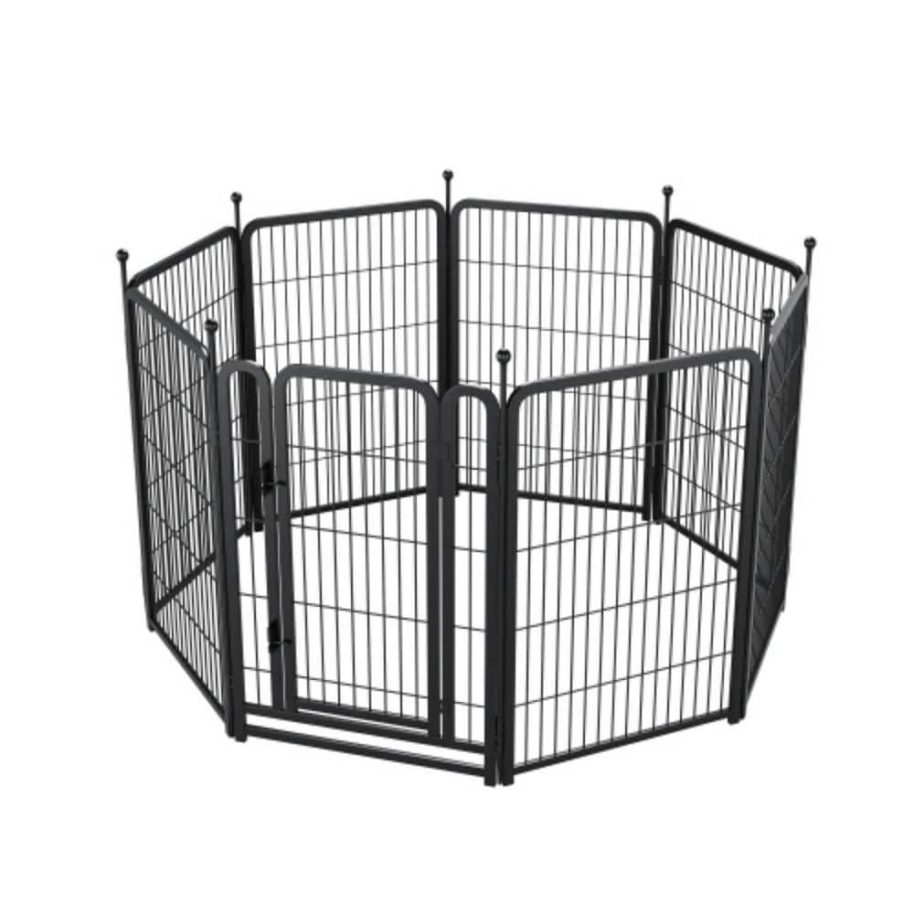 Dog Playpen 8-Piece Set 40 in. High Suitable for Large, Medium and ...