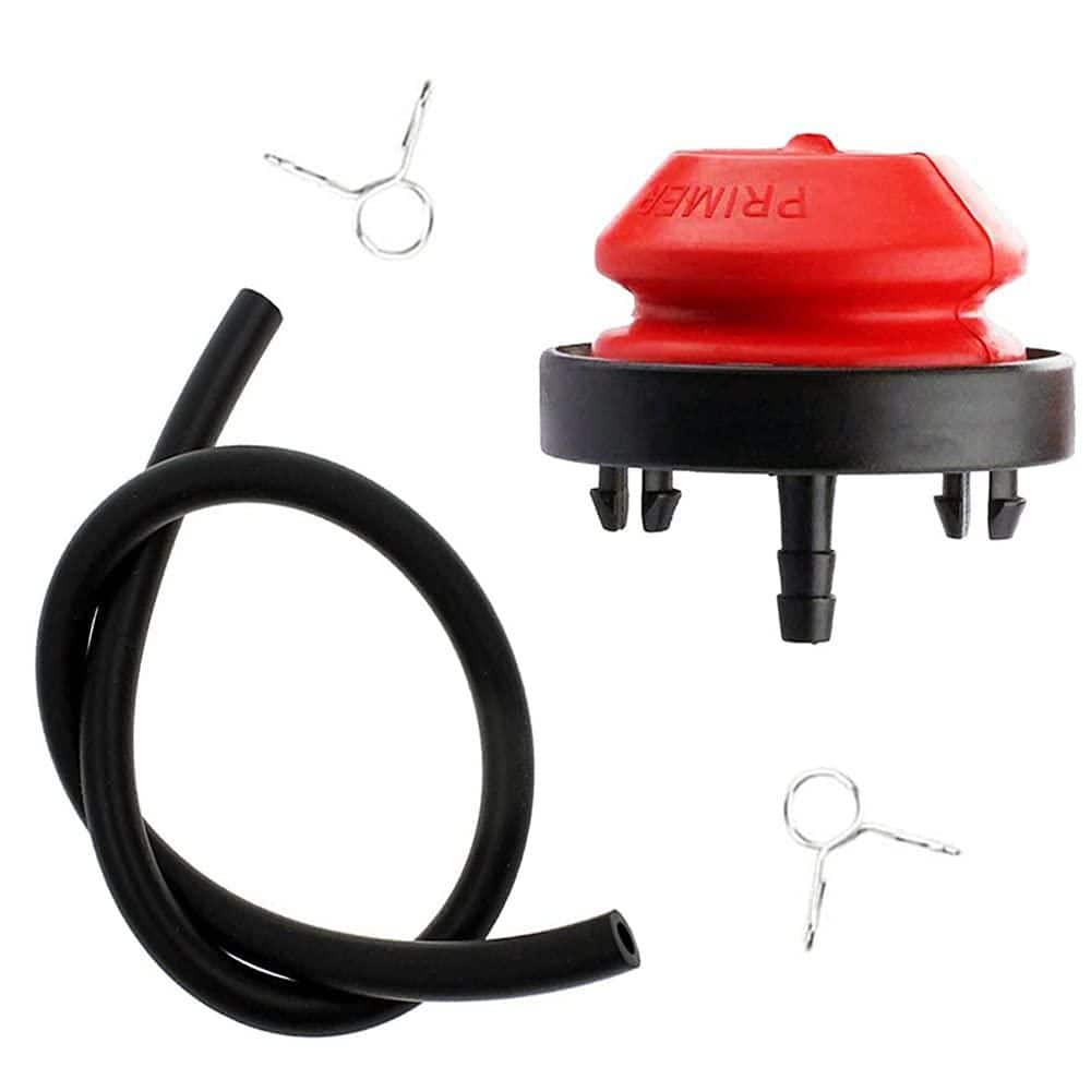 Small Rubber Primer Bulb Fuel Line Kit with Clamps for Snow Blower and ...