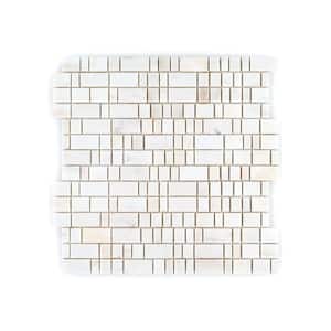 Reviews for Jeffrey Court Strata Sunrise White 12 in. x 12 in ...