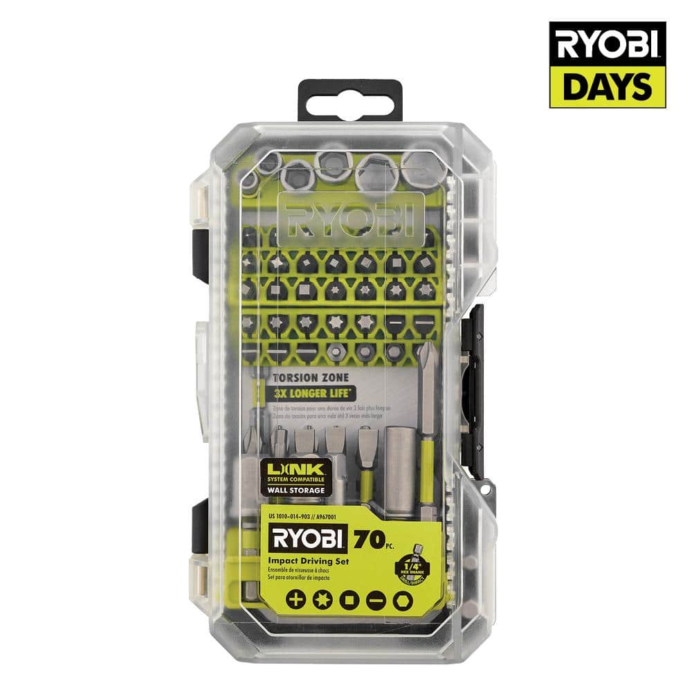Reviews for RYOBI Impact Rated Driving Set (70-Piece) | Pg 3 - The Home ...